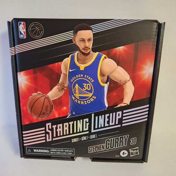 Hasbro | Toys | Starting Lineup Steph Curry Action Figure With Card And ...